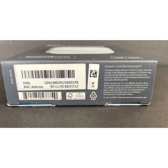 Amazon | Other | Amazon Smart Thermostat Without Cwire Adapter White ...